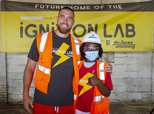 Travis Kelce Operation Breakthrough Ignition Lab 2021 – Startland News