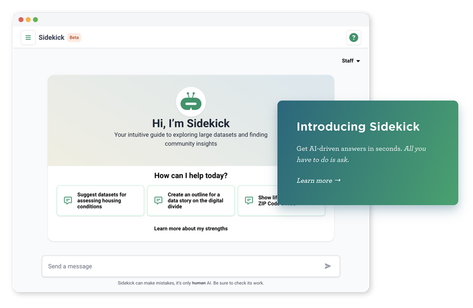 mysidewalk sidekick screenshot – Startland News